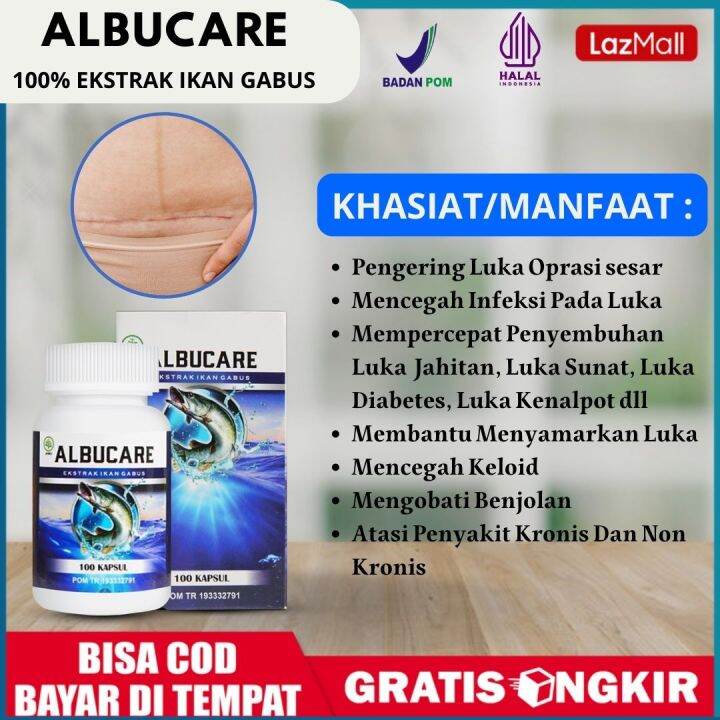 ALBUCARE 100% Original - Obat Pengering Luka Pasca Oprasi Sesar Caesar ...