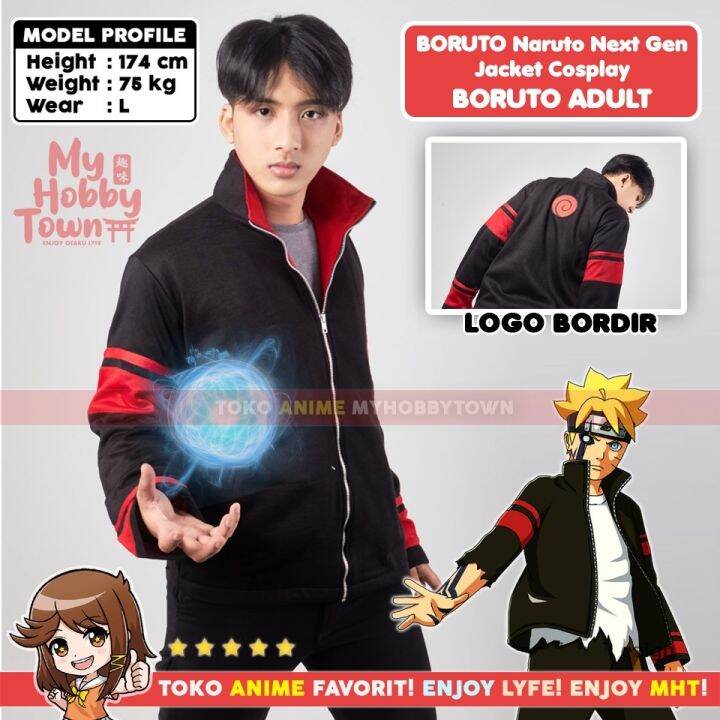 Boruto Anime Jacket Adult Version Cosplay Costume | Lazada PH
