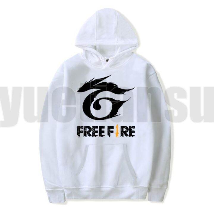 2021 เกมยอดนิยมใหม่ Free Fire Hoodies เด็ก Free Fire Casual Plus ขนาด ...