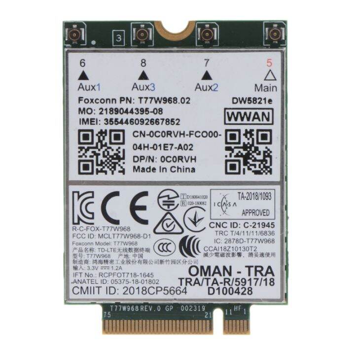 1Gbps DW5821e T77W968 1Gbps Mobile for M.2 4G Module Original ...