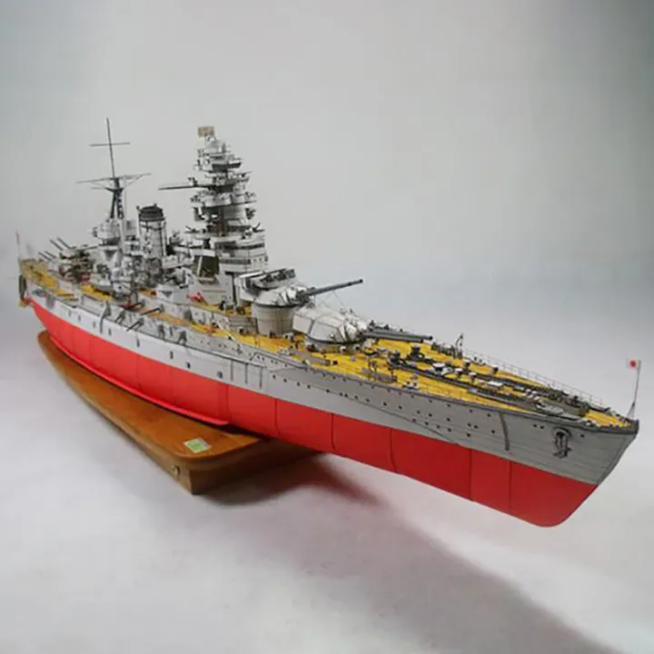 PINGZ Paper Model DIY 80cm World War II Japanese battleship Nagato Ship ...
