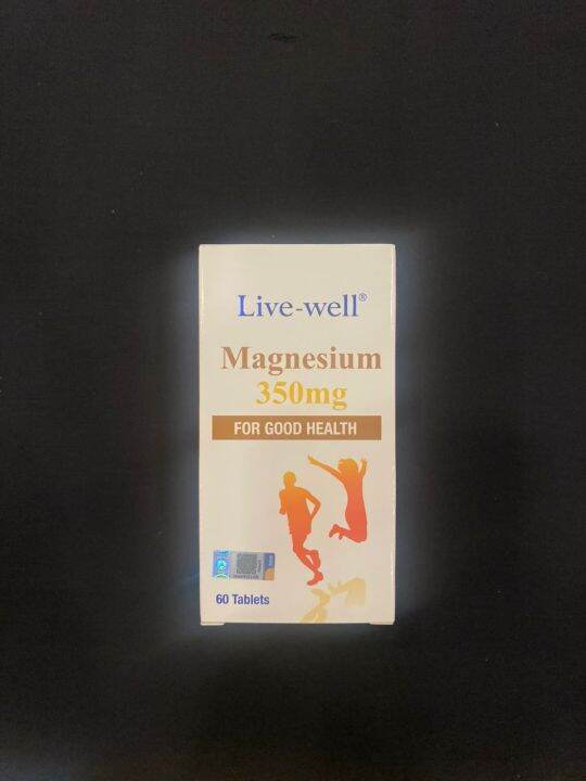 Live-well Magnesium 350mg 60's | Lazada