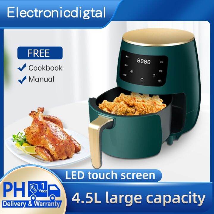 [Hot sales] Fryer 4.5L air oil-free smart touch screen microwave ...