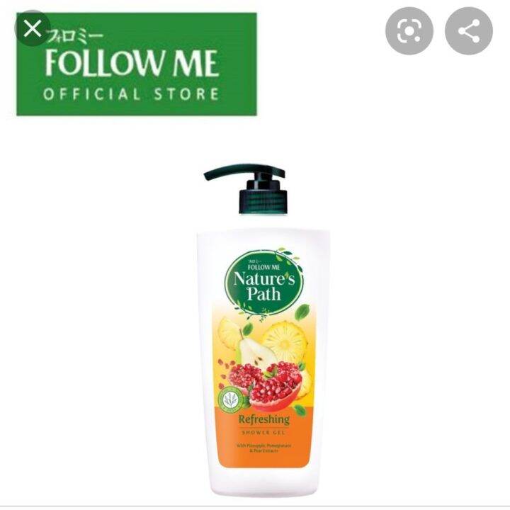 Follow Me Nature's Path Shower Gel Refreshing【650ml】 | Lazada