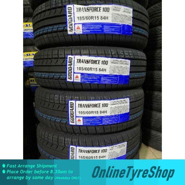 185/60/15 Goddard Transforce 100 Tyre Tayar | Lazada
