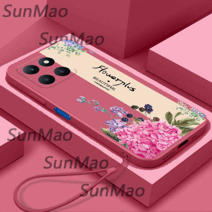 Casing Honor X6A Phone case Vintage Design Flower Cover CHA18 | Lazada PH