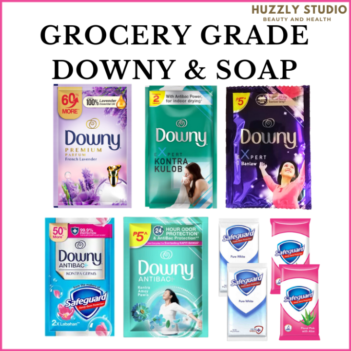 Downy Fabcon Safeguard Whitening Soap Anti-Bacterial Grocery Grade ...