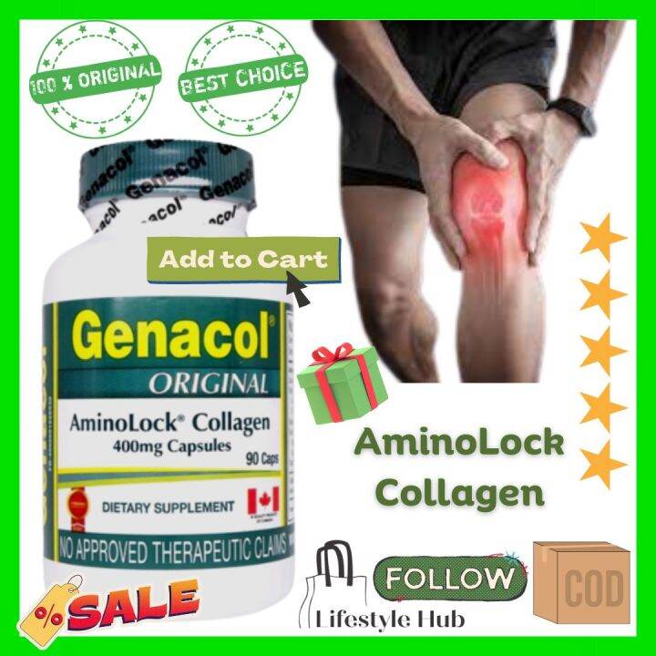 GENACOL ORIGINAL AMINOLOCK COLLAGEN (BONE AND JOINT HEALTH, ARTHRITIS, OSTEOARTHRITIS) 90 ...
