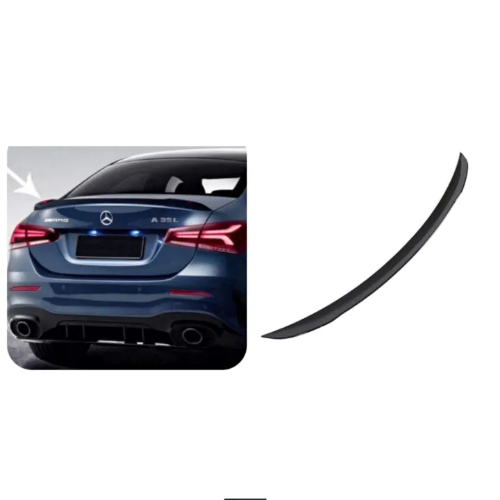 AMG A35 Look Tailgate Duck tail spoiler lip for Mercedes Benz A-Class ...