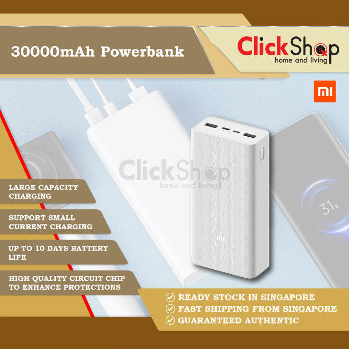 Xiaomi 30000mAh Fast Charge Powerbank Gen 3 Power Bank Xiaomi Powerbank ...