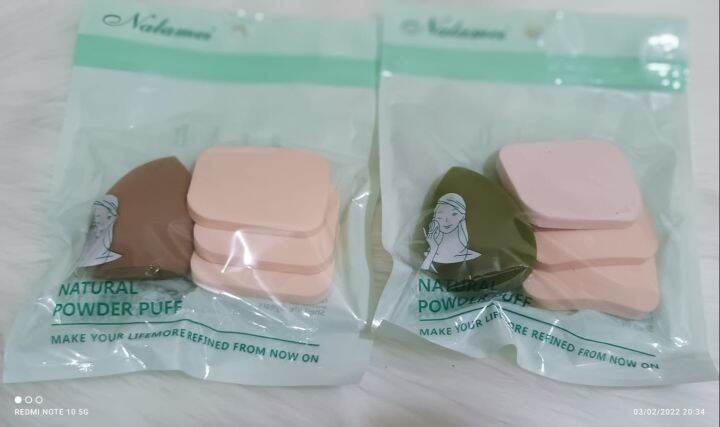 Promo spons bedak padat spon set isi 4 spons make up beauty blender ...