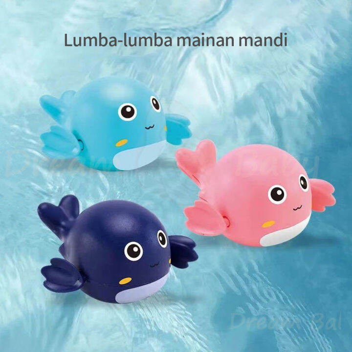 DreamBaby Mainan Mandi Anak Bayi Bentuk DOLPHIN Berenang Di Kolam ...