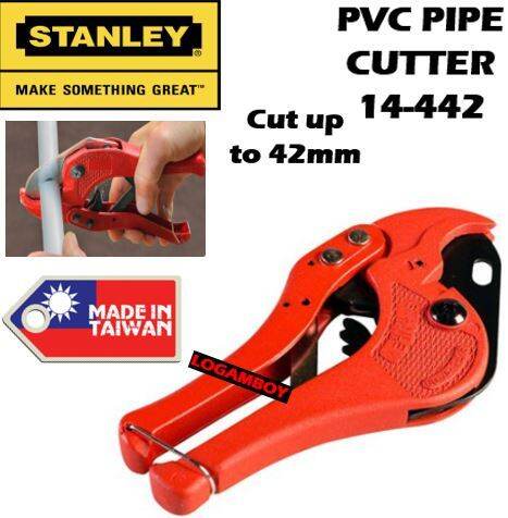 STANLEY PVC Pipe Cutter 42MM PEMOTONG PVC POLY PAIP AIR 14442 14-442 ...