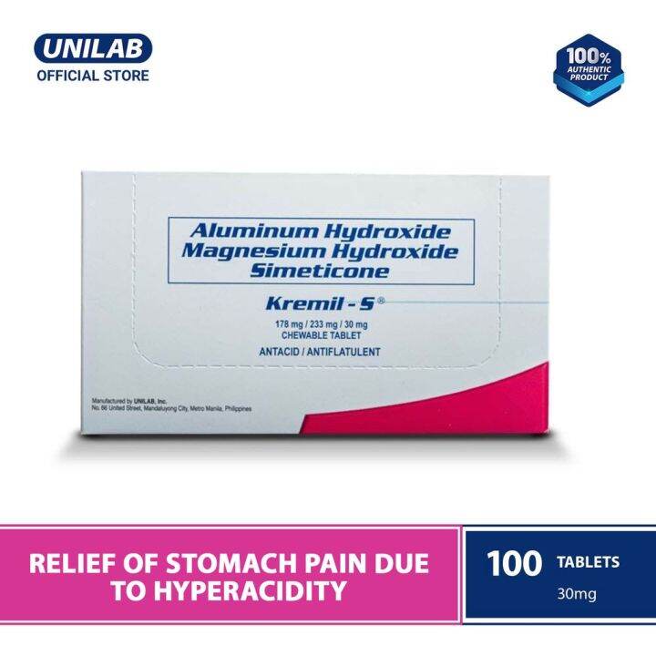 ♪Kremil-S 100 tablets (For Relief of Stomach Pain Due to Hyperacidity ...