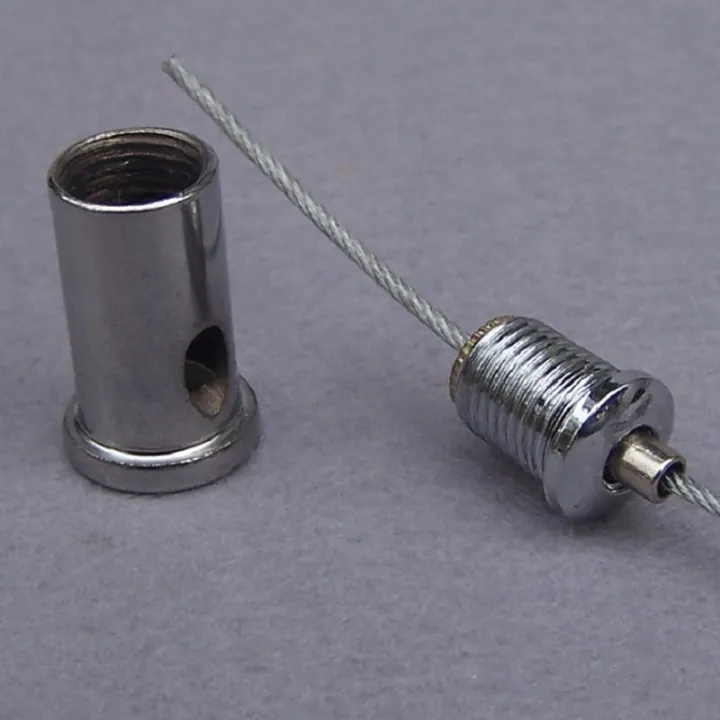 10pcs/lot 1.0-2.5mm Steel Wire Rope Fixator Steel Cable Grip Wire Clip ...