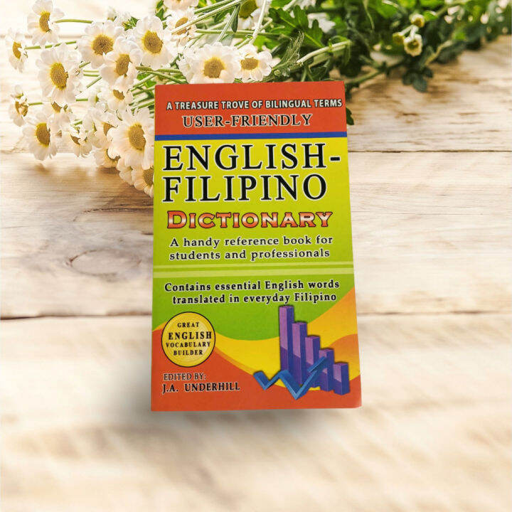 User friendly English Filipino Dictionary By: J.A.Underhill | Lazada PH