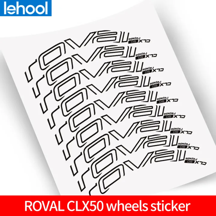 ROVAl CLX50 Wheelset Stickers for Road bike 700C bicycle roval Carbon ...