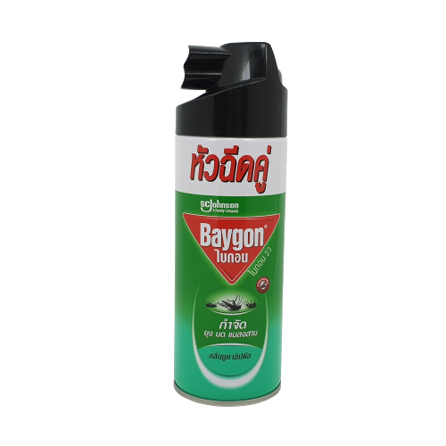 SuperSale63 ไบกอน Baygon 300 มล. ไบก้อน หัวฉีดคู่ ยาฉีดยุง ยาฆ่าแมลง ...