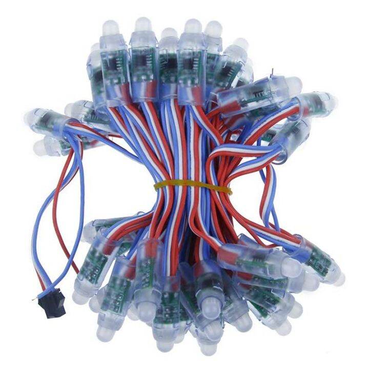 WS2811 12mm Digital RGB LED Pixel Light Individually Addressable Round ...