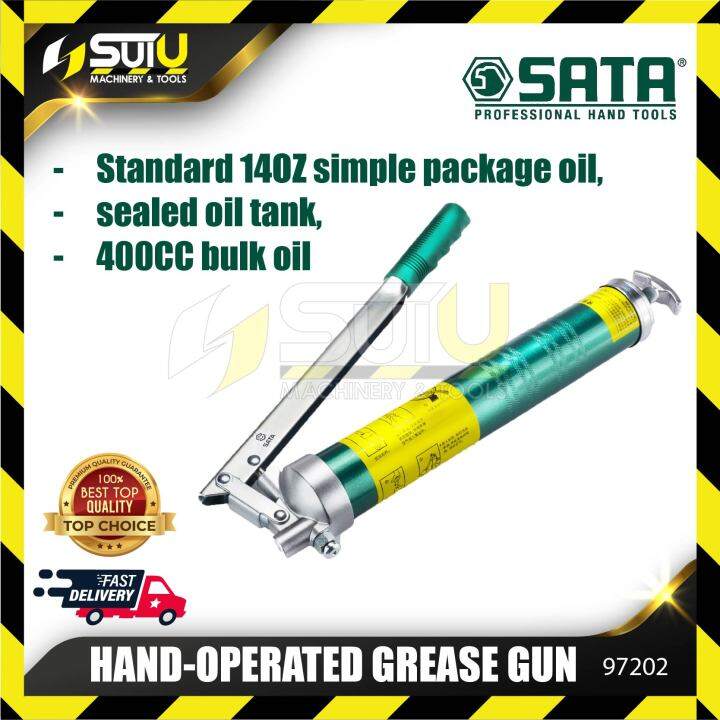 SATA 97202 Hand-Operated Grease Gun 400cc | Lazada