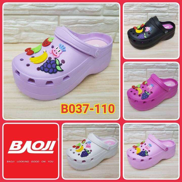 BAOJI รองเท้าหัวโต ลายผลไม้ B037-112 (35-40) | Lazada.co.th