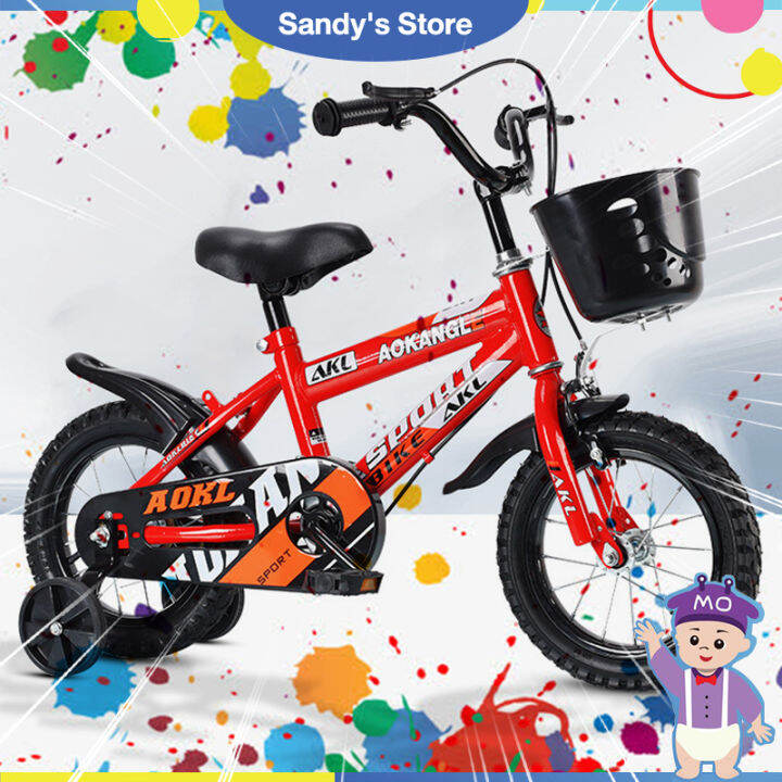 【Rubber Wheels】【12/16 Inch】 Bike for Kids Bicycle 12 Inch & 16 Inch ...