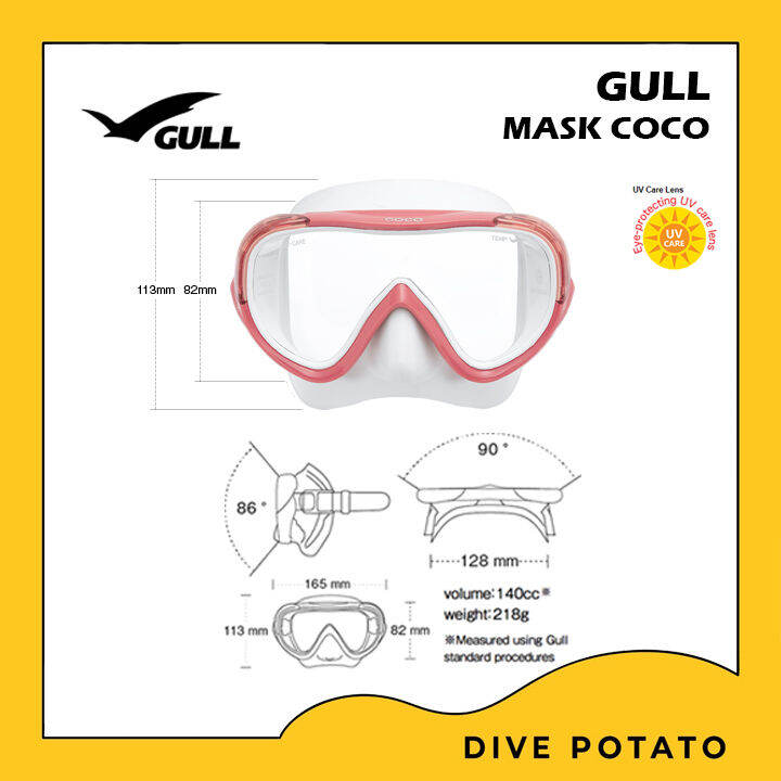 Gull Diving Mask Coco New Color 2022 | Lazada.co.th
