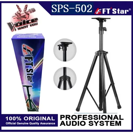 SPS-502 djustable Speaker Stand Professional Tripod Base Speaker Stand | Lazada PH