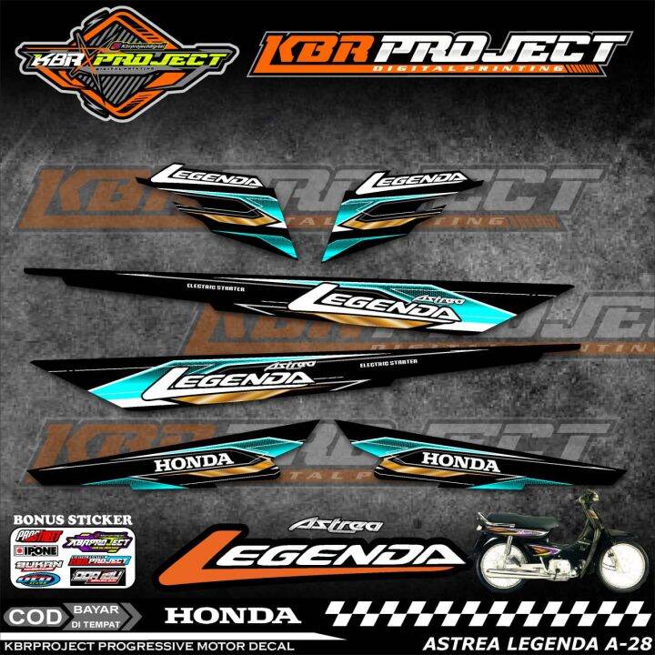 Sticker Striping ASTREA LEGENDA Lis Variasi Stiker Motor YAMAHA Desain ...