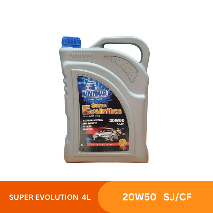 UNILUB SUPER EVOLUTION SAE 20W-50 SJ/CF 4L | Lazada Indonesia