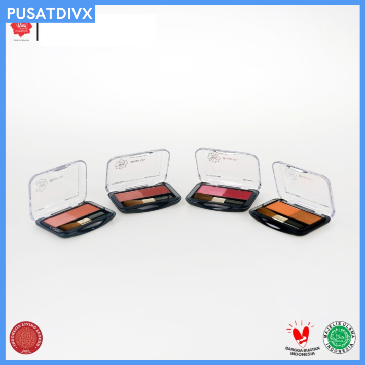 VIVA BLUSH ON DUO PERONA PIPI TERSEDIA 4 VARIAN KOMBINASI WARNA ...