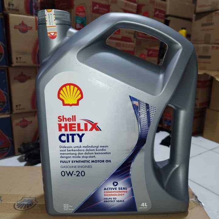 Shell Helix City 0W-20 4Liter 4L Galon | Lazada Indonesia