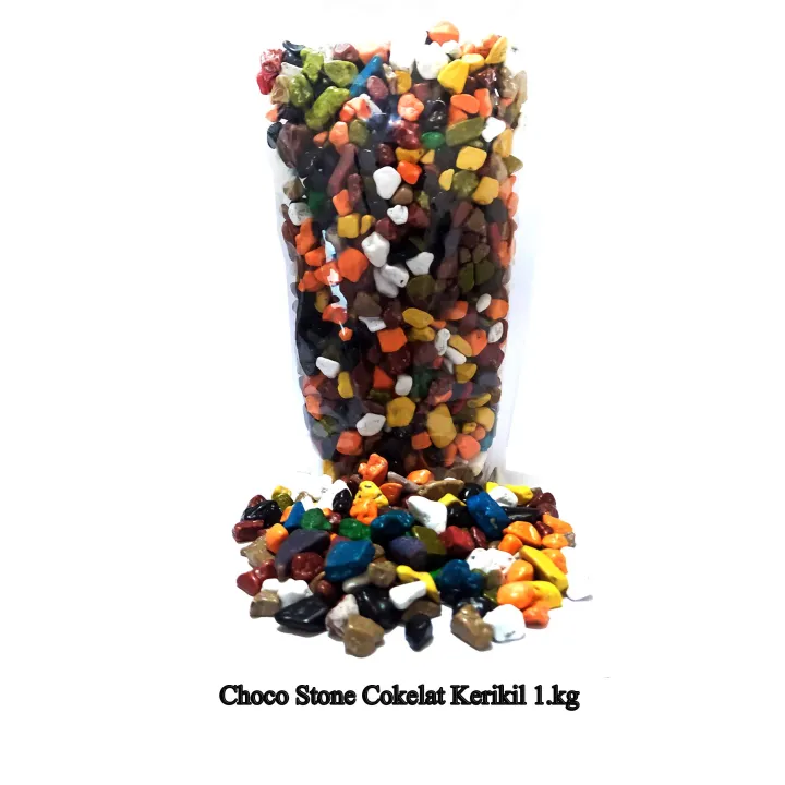 Choco Stone Cokelat Kerikil 1kg - Coklat Krikil 1kg - Made in Turkey ...