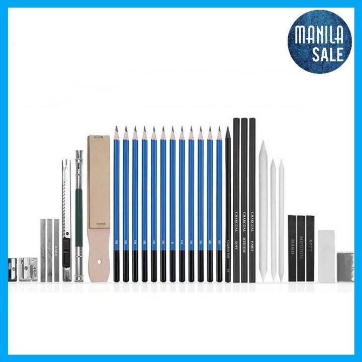 26pcs Sketching Set Including 12 Sketching Pencil and Others Sketching ...