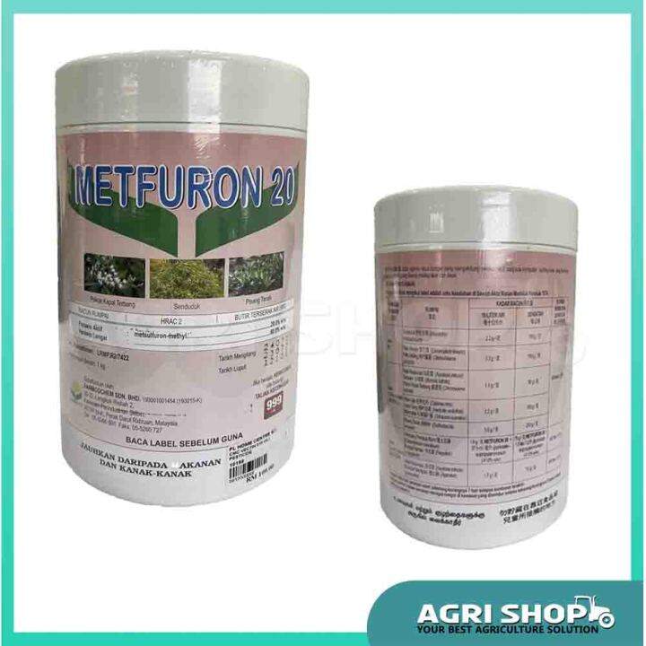 Agrishop Farmcochem 1kg Metfuron 20 Ally Herbicide WG 20% Class 4 Racun ...