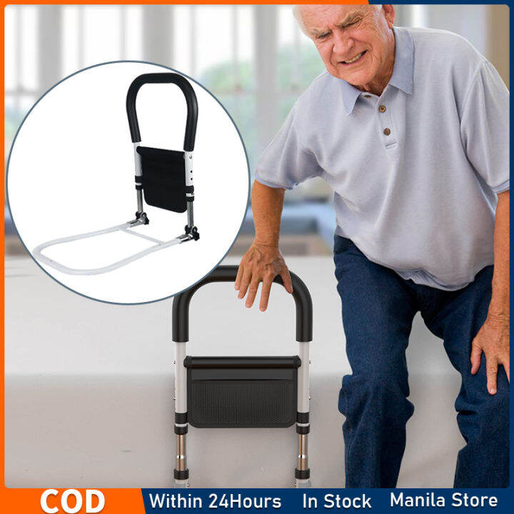 Bed Assist Rail Foldable Bed Assist Bar with Adjustable Height for ...