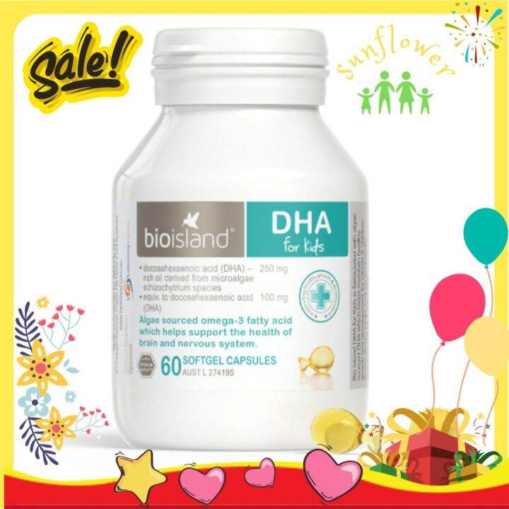 Bổ Sung Dha for kids BioIsland cho bé Hộp 60 Viên Của Úc | Lazada.vn