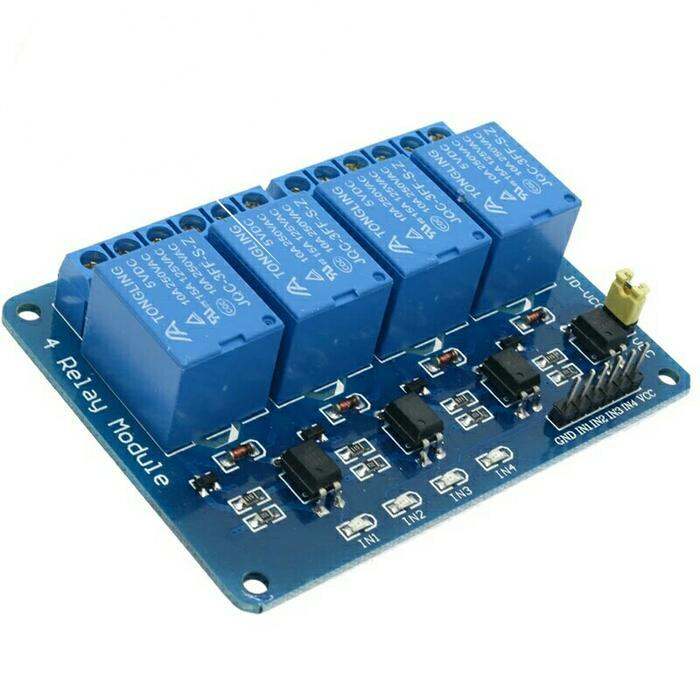 Relay Module 4 Channel 10A 250VAC 30VDC Optocoupler Modul DC-AC ...