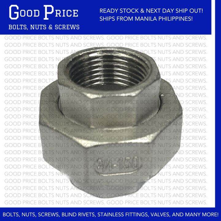 Leyo Stainless Steel 304 Fittings Union Patente | Lazada PH