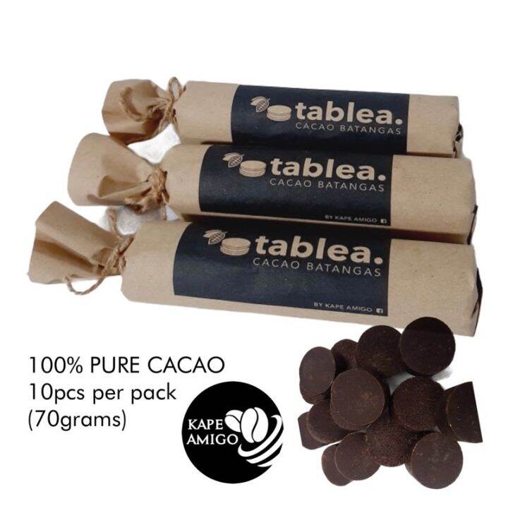 Tableya Tsokolate Pure Cacao Batangas (Unsweetened) 10pcs | Lazada PH
