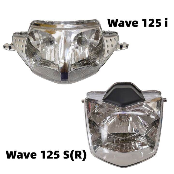 Headlight Assy Honda Wave 125S Wave 125R Wave 125i Motorcycle Stock ...