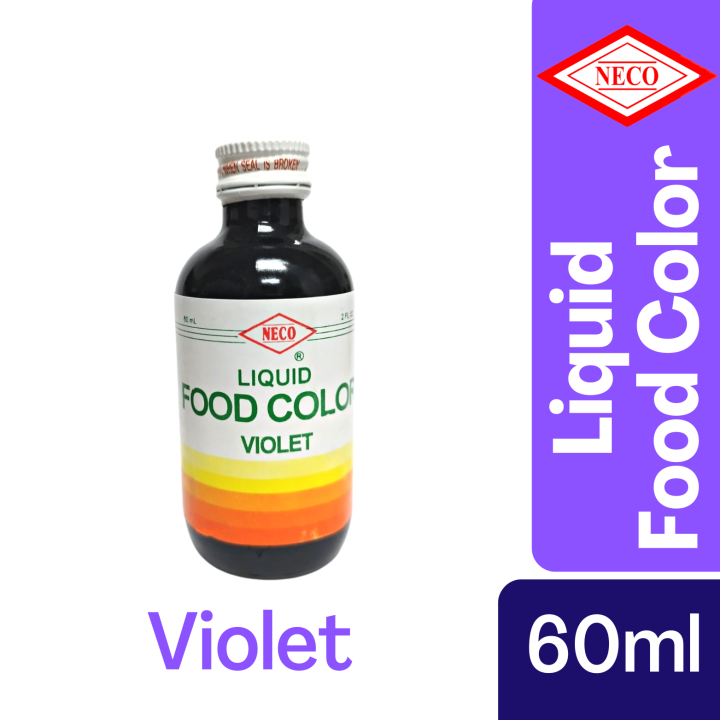 Violet NECO Liquid Food Color 60ML | Lazada PH