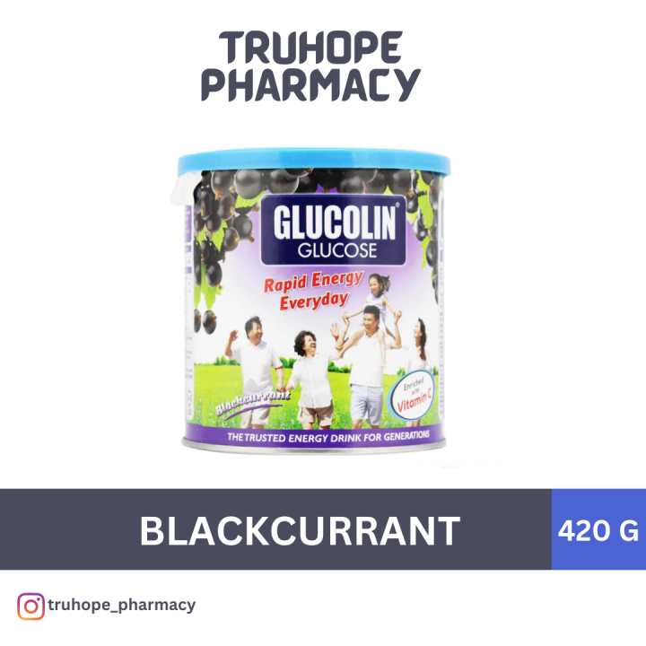 GLUCOLIN GLUCOSE 420G ORIGINAL/ORANGE/BLACKCURRANT | Lazada