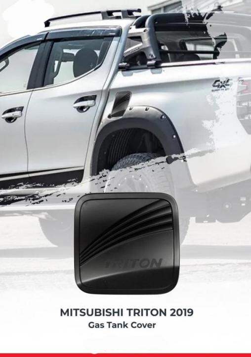 Mitsubishi Strada Glx Gls Athlete 2019-2023 Gas Tank Cover Matte Black ...