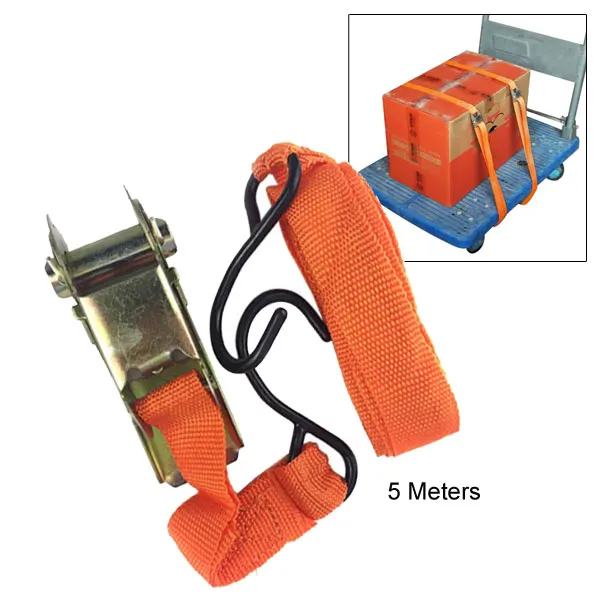 CARGOROPE003 - Durable 5 Meters Long Tie Down Luggage Lock Hook Strap ...