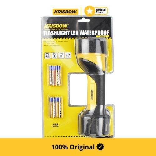 Krisbow Senter Led Tahan Air 60 Lm 4Xaa | Lazada Indonesia