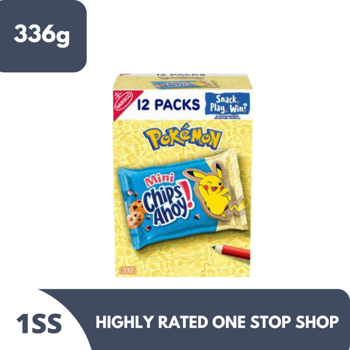 Chips Ahoy Mini Pokemon 12-Packs, 336g | Lazada PH