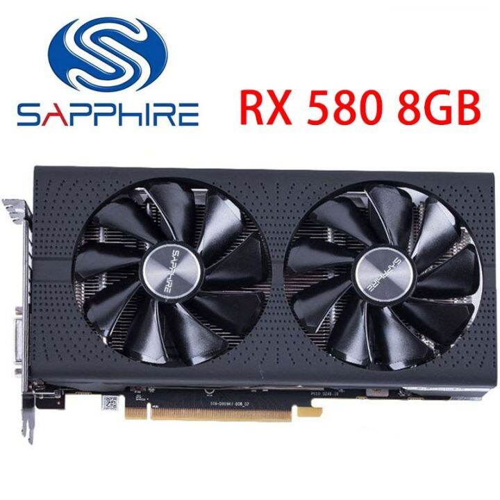 1 SAPPHIRE RX580 8GB Graphics Cards 2048SP 256Bit GDDR5 Video Card For ...