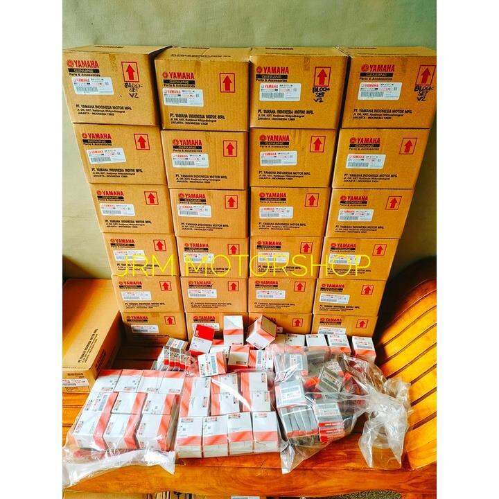 Cylinder block set complete NMAX V1 V2 / AEROX V1 V2 100 GENUINEYAMAHA ...