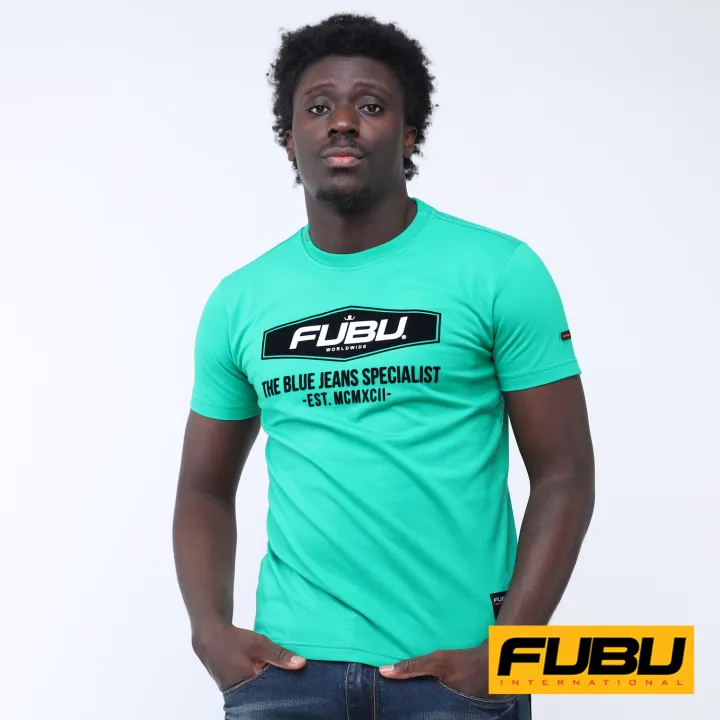 Fubu Round Neck Muscle Fit FBT01B-2692 (Green) | Lazada PH